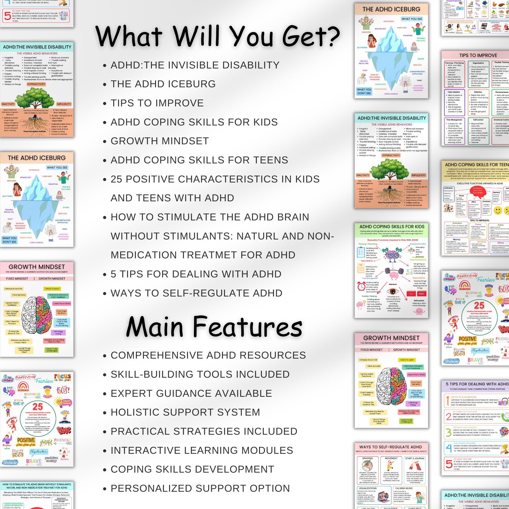 ADHD Executive Functioning and Coping Skills Journal, Teens Mental ...