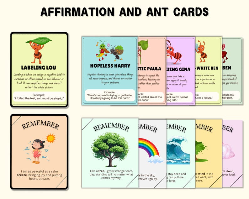 Kids Emotional & Social Skills Bundle | Therapy Worksheets Bundle ...