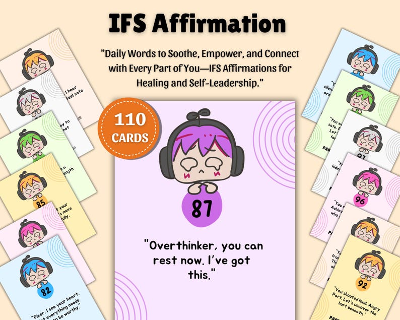 IFS Therapy Worksheets Bundle | Internal Family Systems Worksheets ...