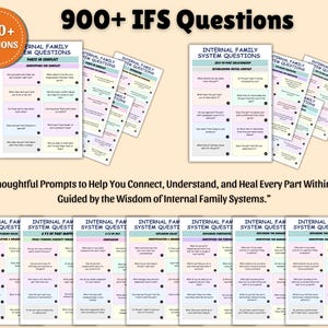 IFS Therapy Worksheets Bundle | Internal Family Systems Worksheets ...