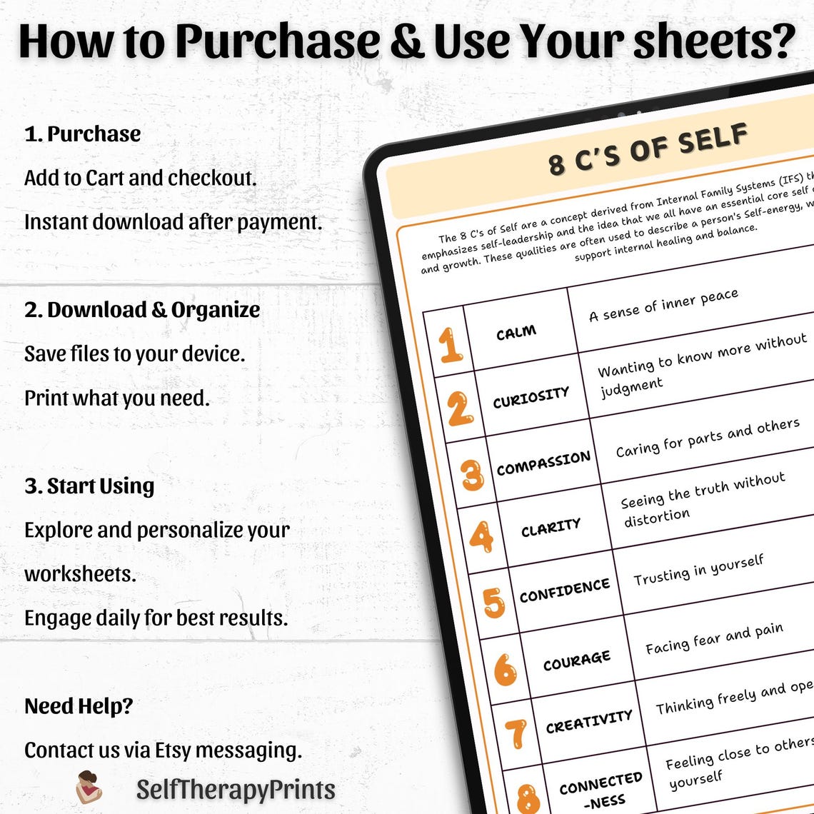 IFS Worksheets Mega Bundle | Internal Family Systems | IFS Workbook ...