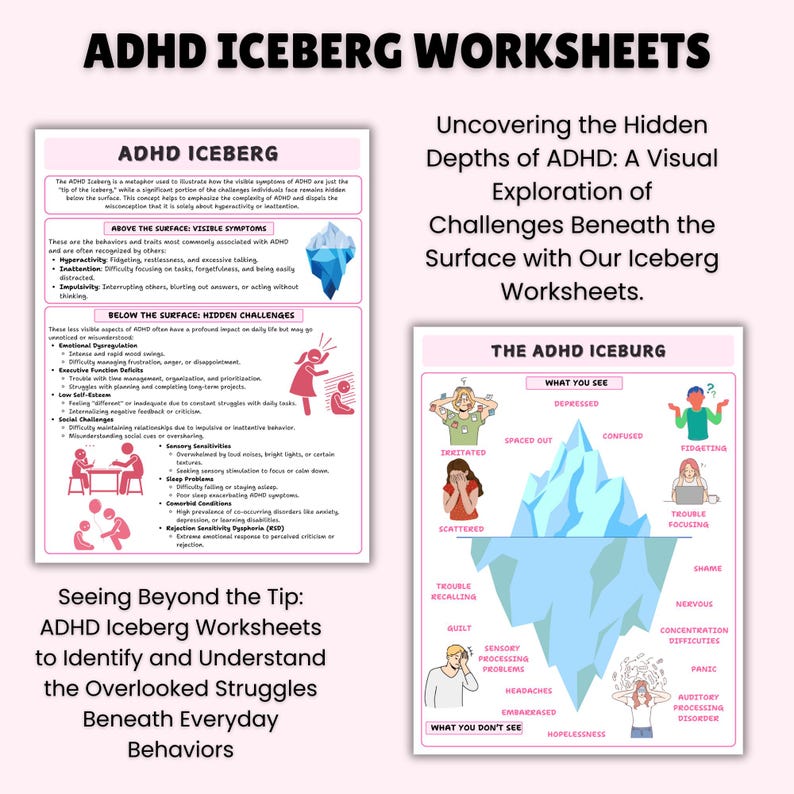 ADHD Coping Skills Bundle | ADHD Worksheet Kids | ADHD for Teens | Teen ...