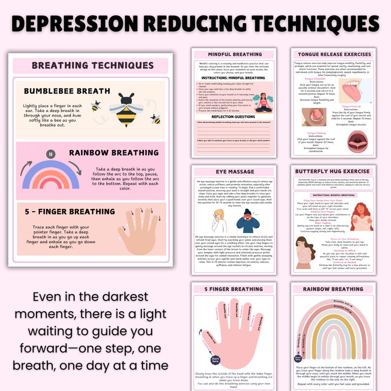 Breaking the Depression Cycle Workbook | Depression Workbook ...