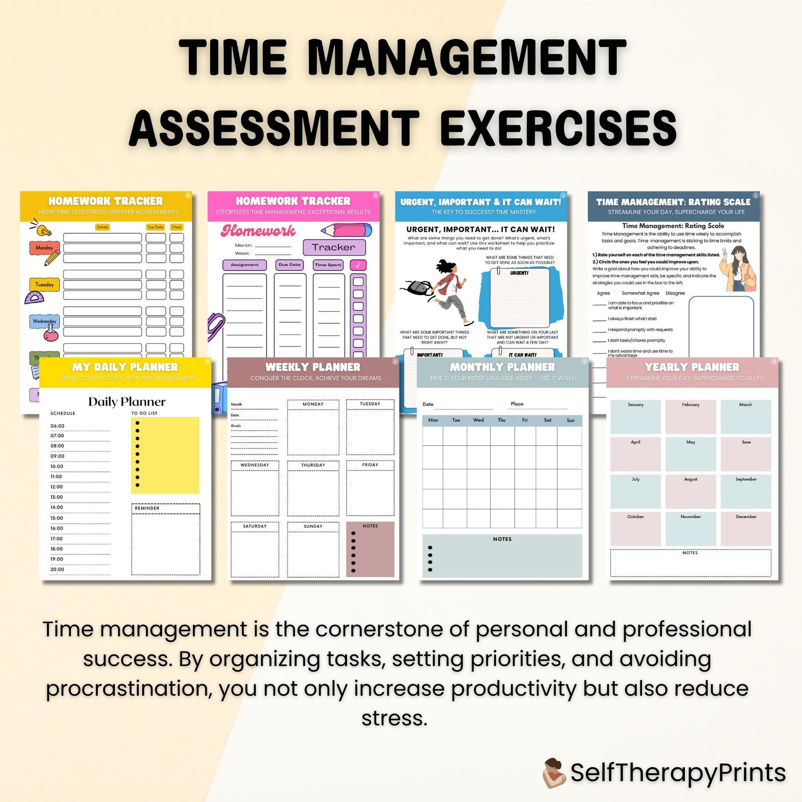 Kids Time Management Worksheets | Time Management Skills | Executive ...