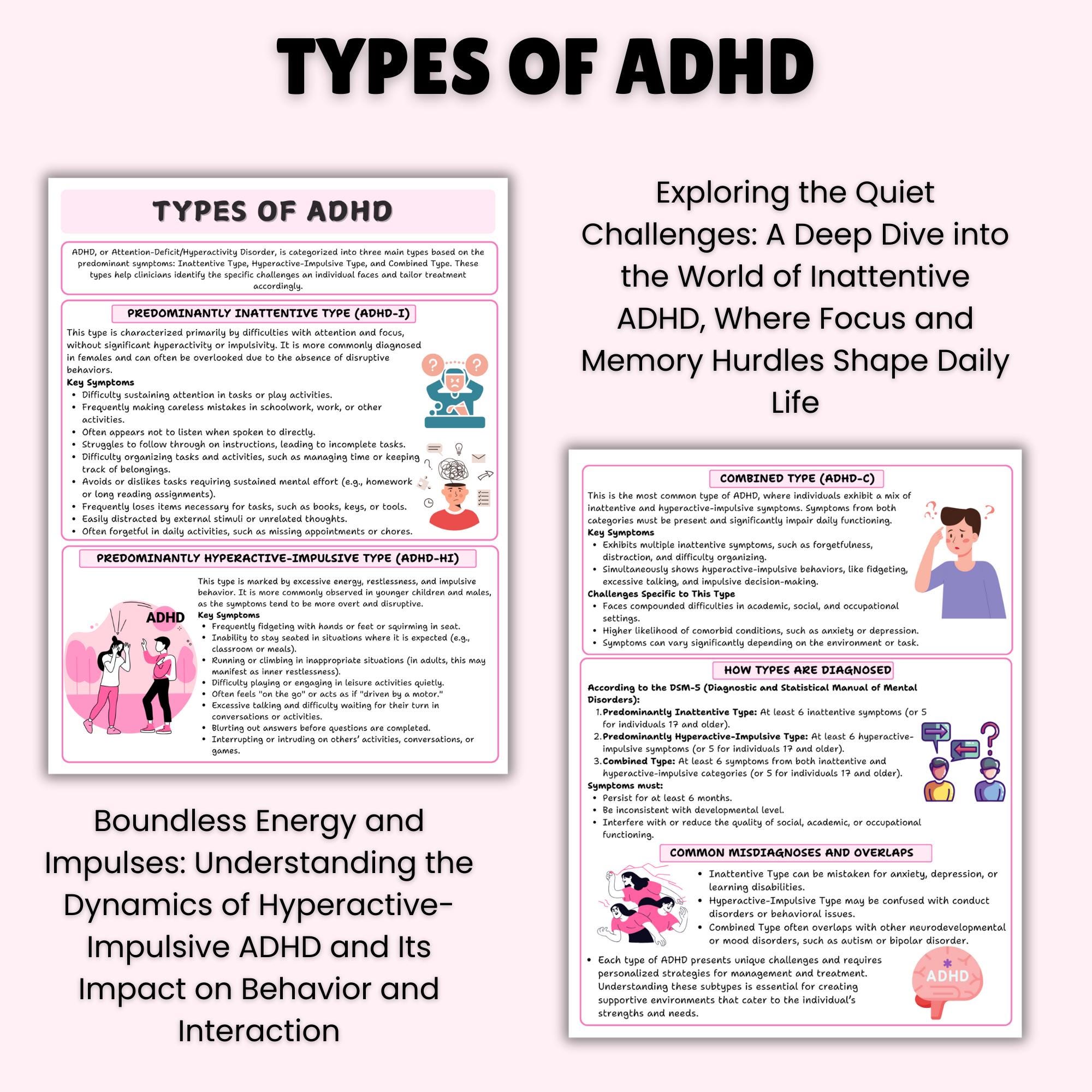 ADHD Coping Skills Bundle | ADHD Worksheet Kids | ADHD for Teens | Teen ...