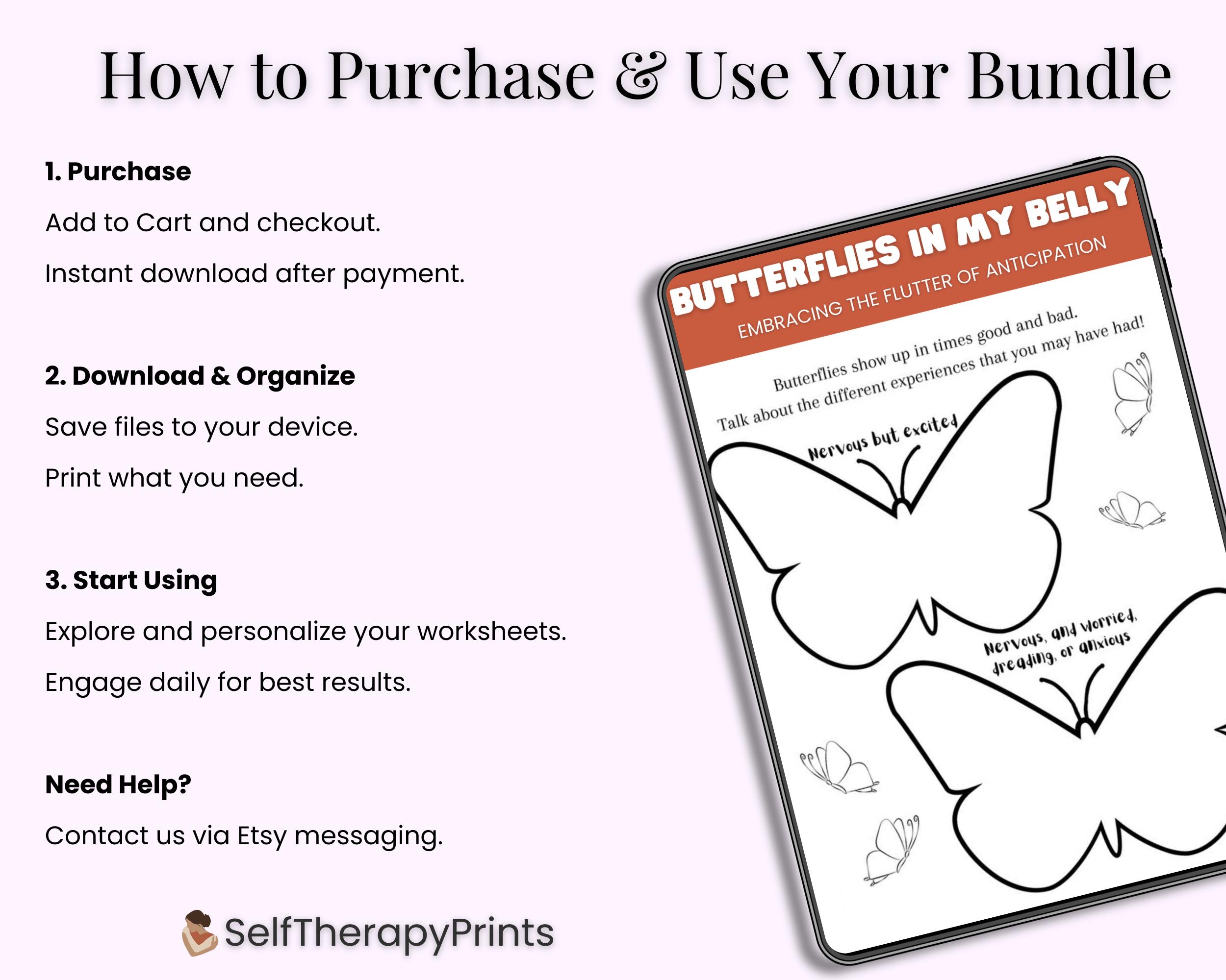 Art Therapy Worksheet for Mental Health, Art Therapy for Kids, Therapy ...