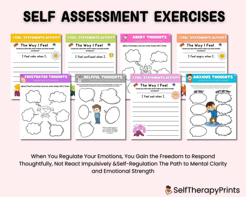 Emotional Regulation Workbook for Kids | Self Regulation | Social ...