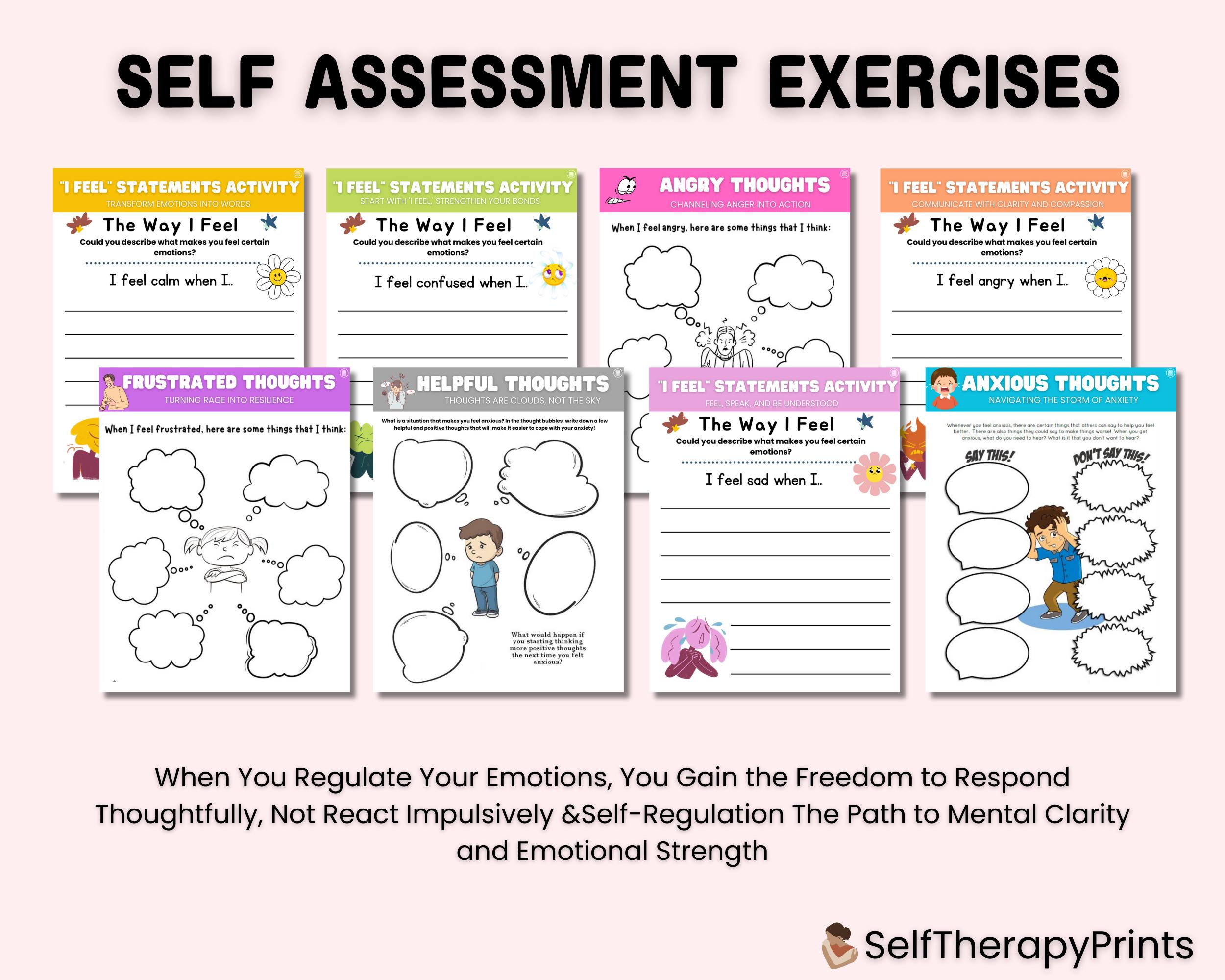 Emotional Regulation Workbook for Kids | Self Regulation | Social ...