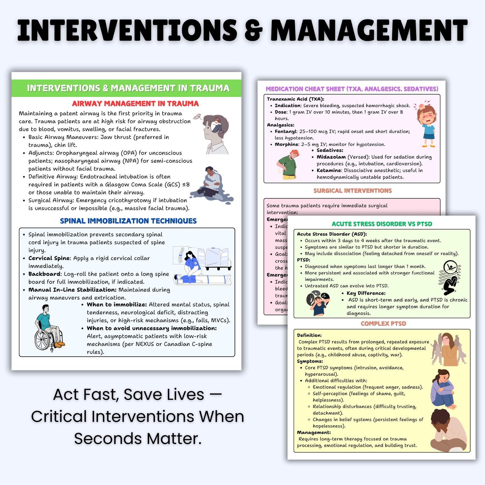 40 Trauma Healing Cheat Sheets | Trauma Worksheets | Trauma Therapy ...