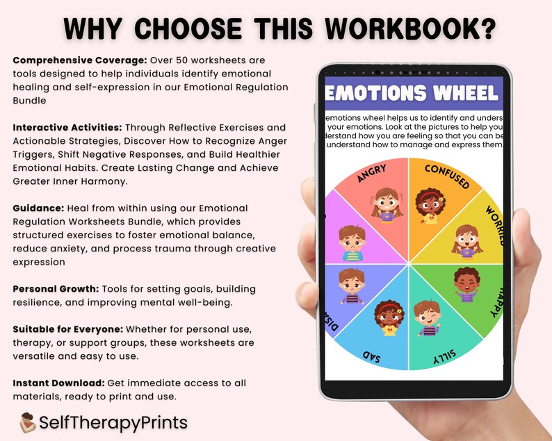 Emotional Regulation Workbook for Kids | Self Regulation | Social ...