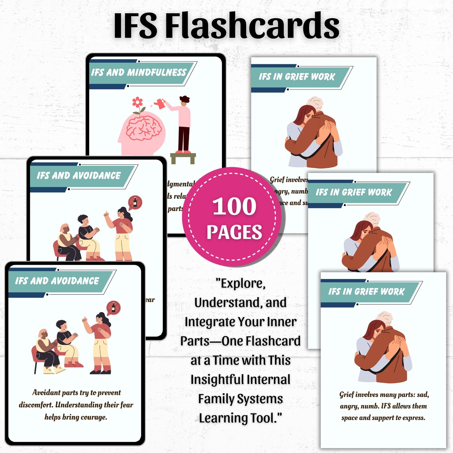 IFS Worksheets Mega Bundle | Internal Family Systems | IFS Workbook ...