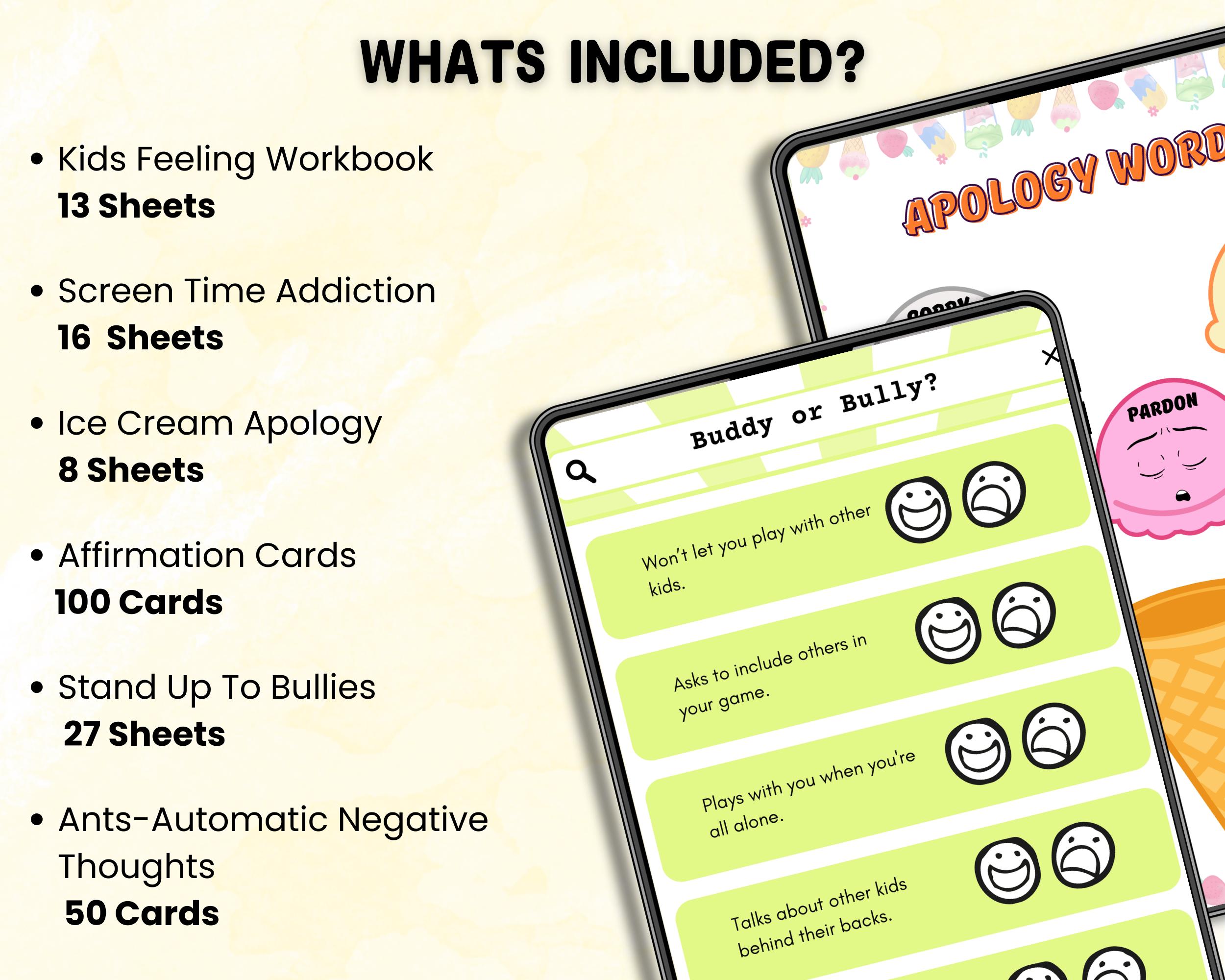 Kids Emotional & Social Skills Bundle | Therapy Worksheets Bundle ...