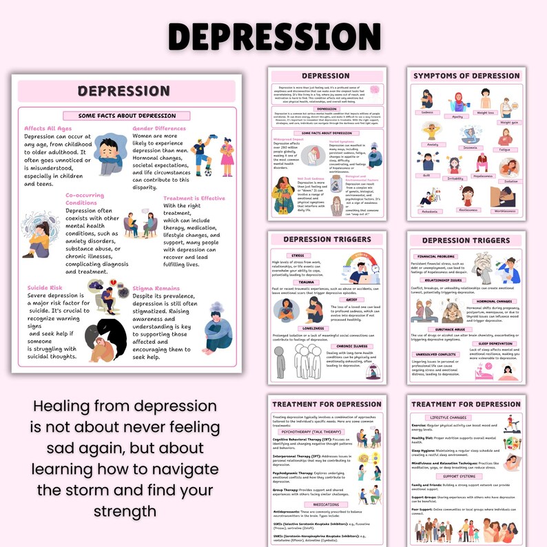 Breaking the Depression Cycle Workbook | Depression Workbook ...