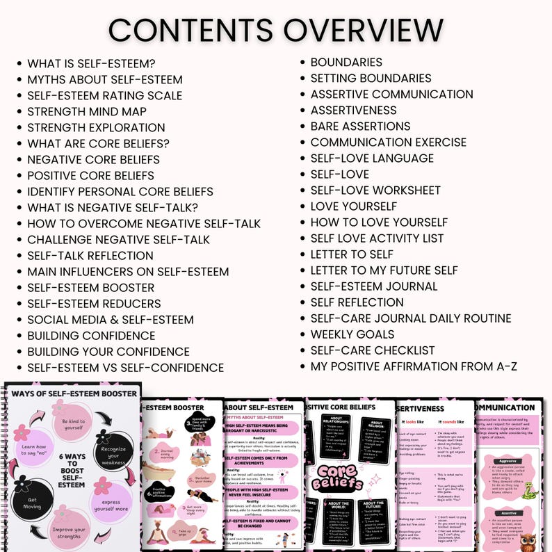 Self Esteem Worksheets for Kids & Teens | Confidence Building Resource ...