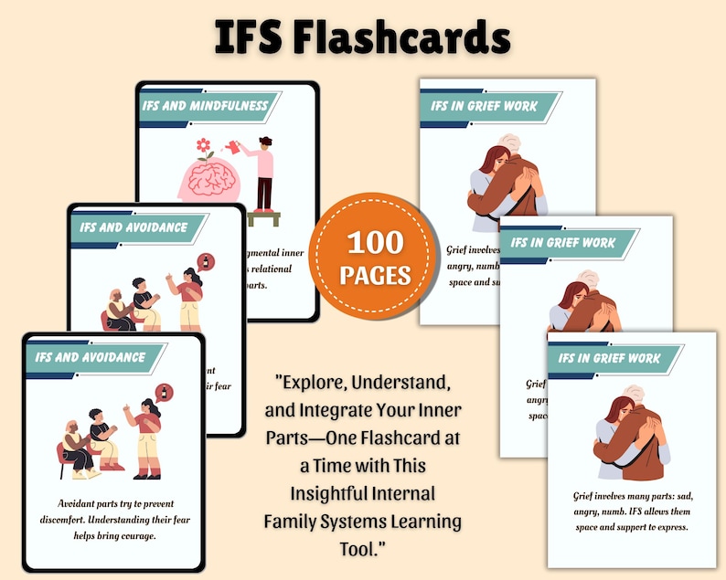 IFS Therapy Worksheets Bundle | Internal Family Systems Worksheets ...