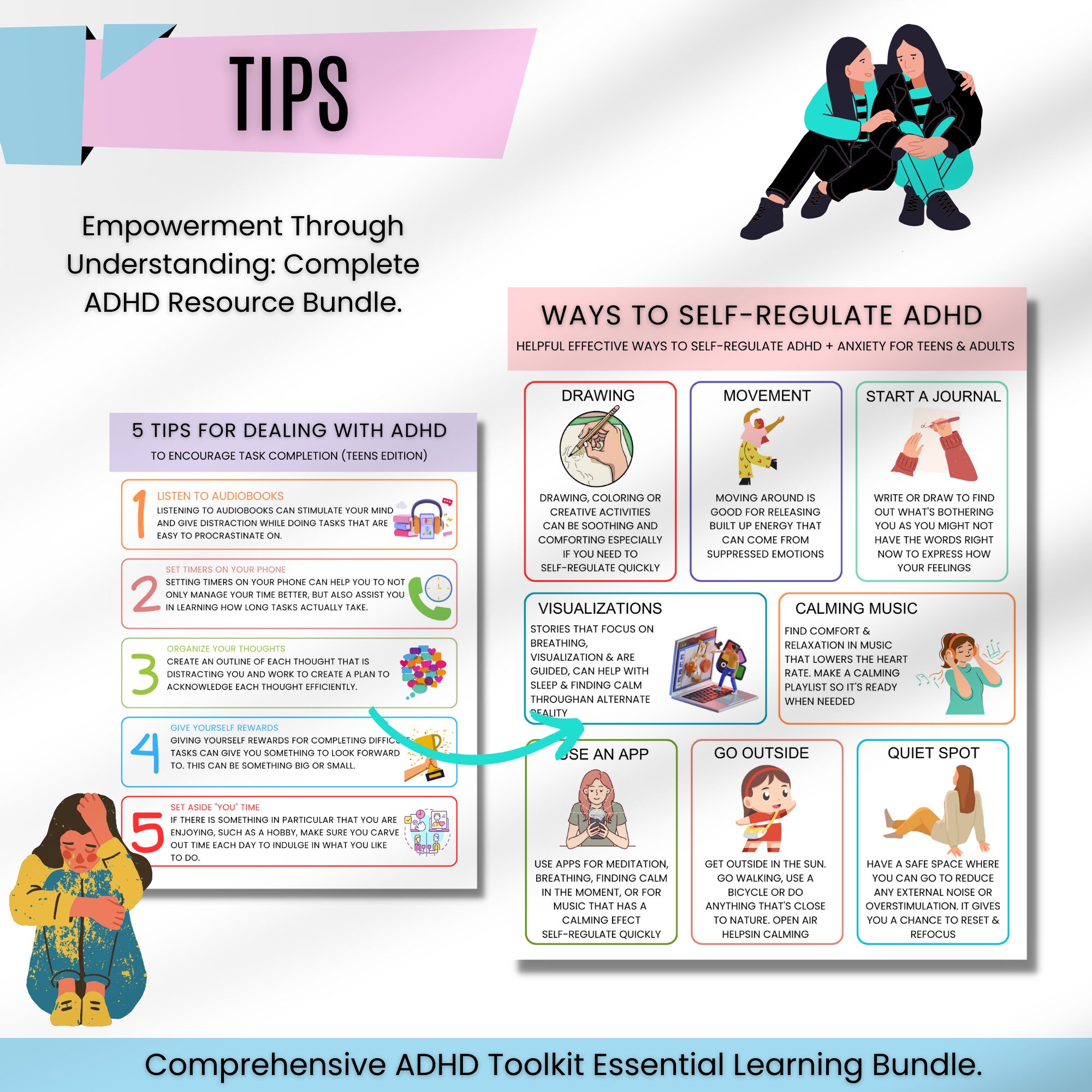 ADHD Executive Functioning and Coping Skills Journal, Teens Mental ...