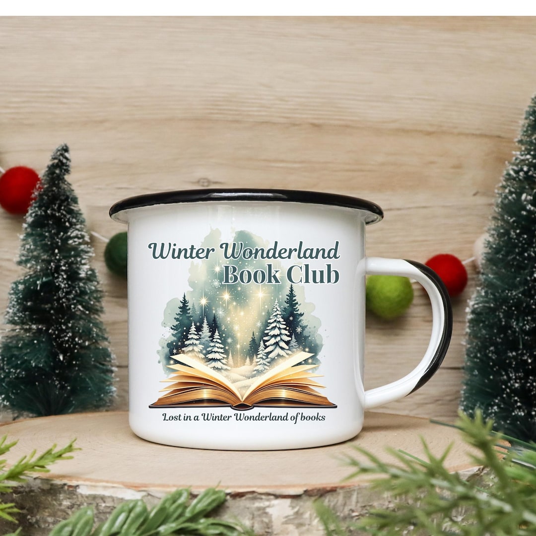 Winter Wonderland Book Club PNG, Christmas Book Lover Digital Download ...