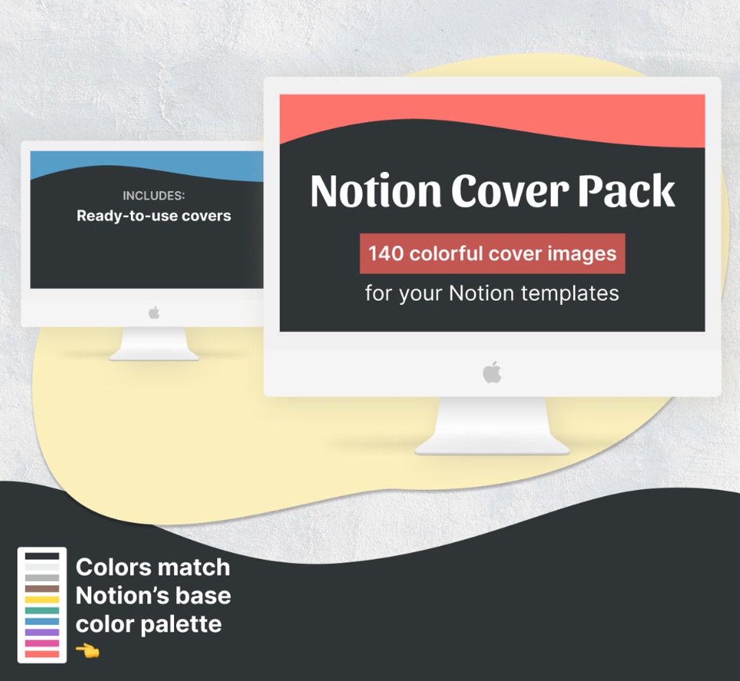 Notion Minimalist Cover Pack Theme Dark and Light Mode, Aesthetic ...
