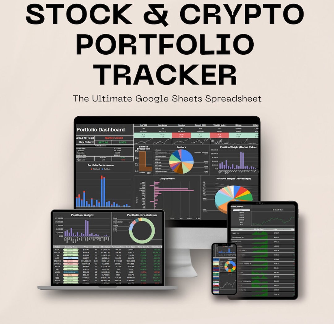 Investment Tracker & Stock Portfolio Dashboard | Analysis | Rebalance ...