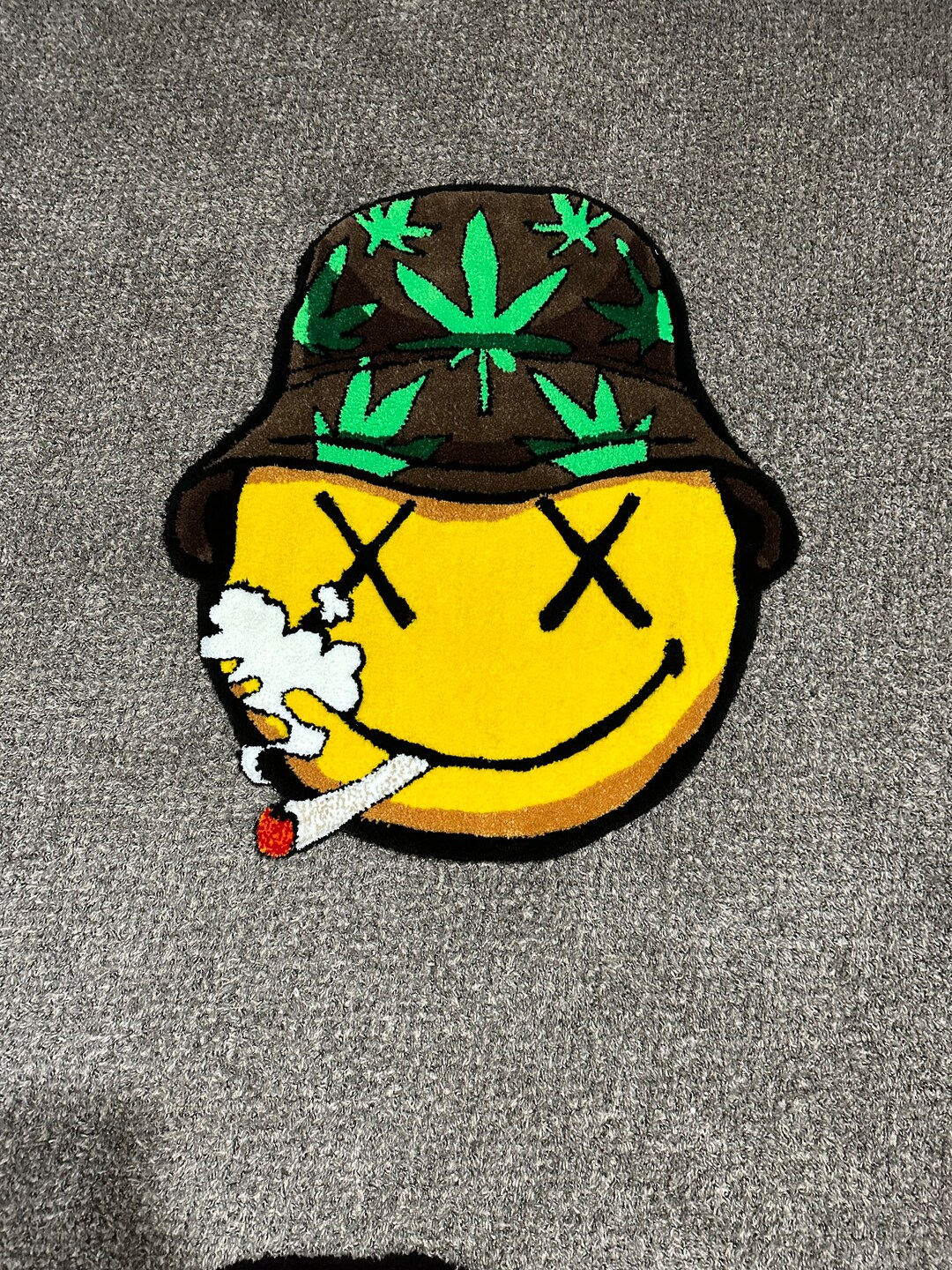 Smiley Face Stoner Carpet - Etsy