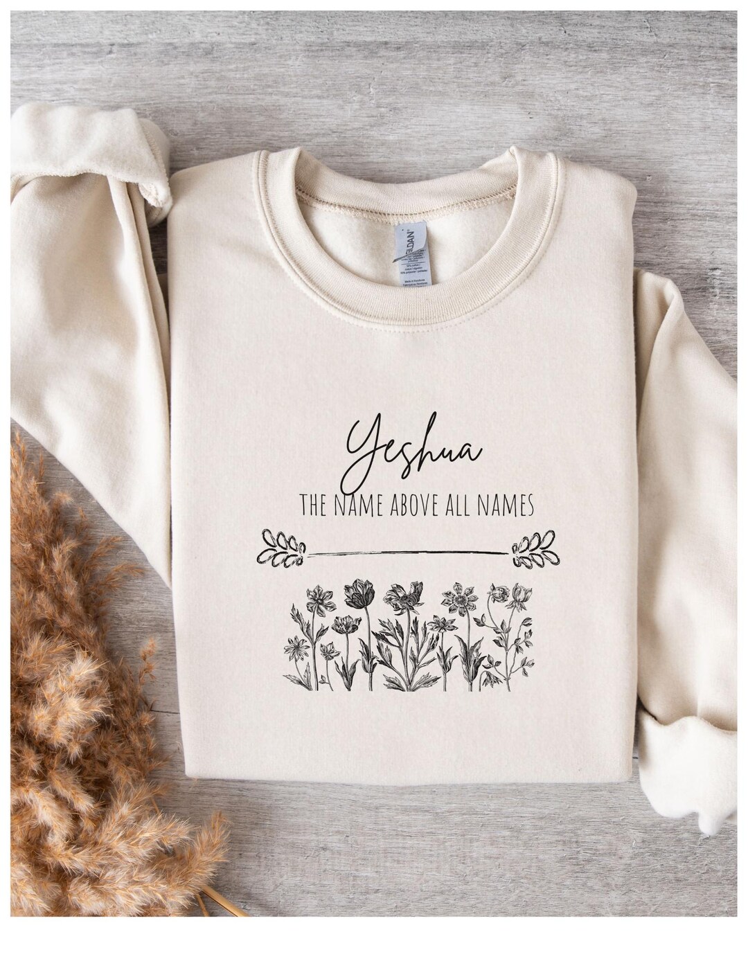 Yeshua Name Above All Names Christian Messianic Sweatshirt, Unisex ...