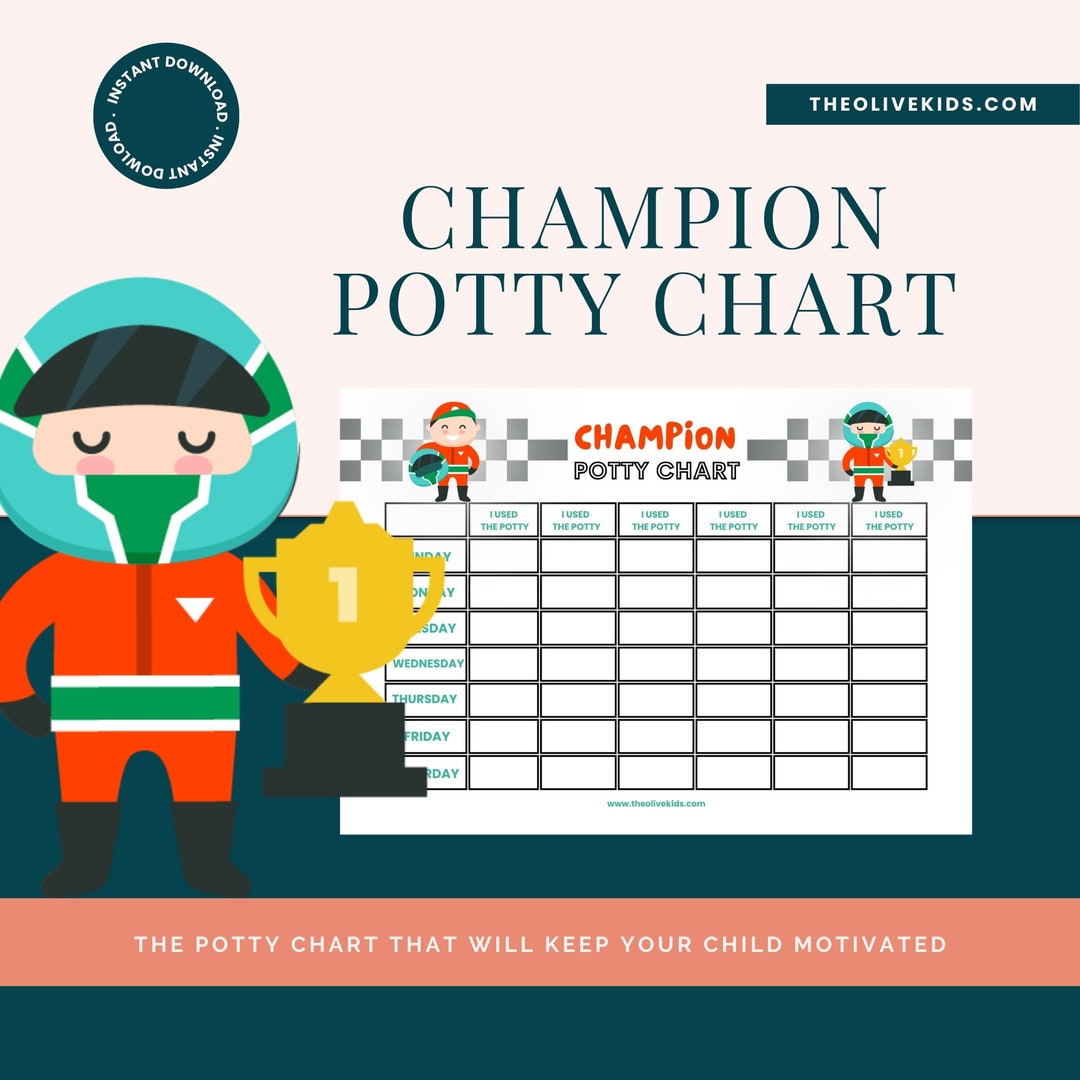 Champion Potty Chart - Etsy