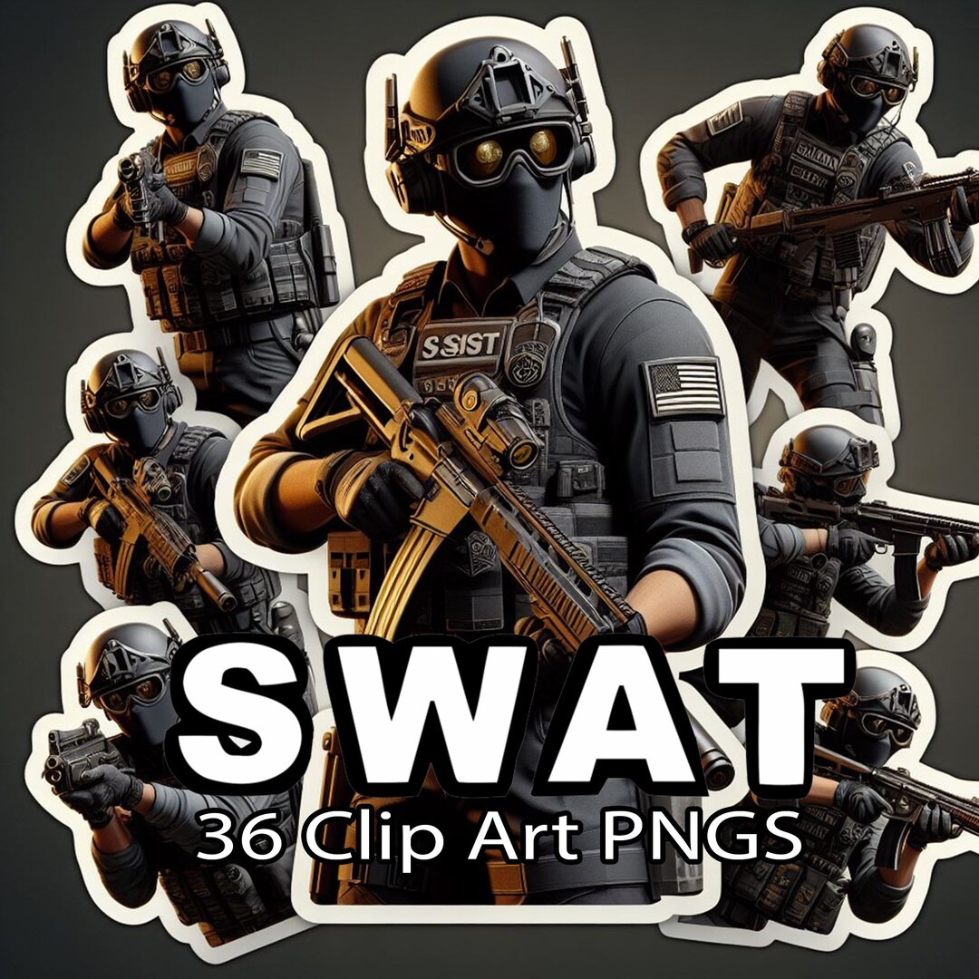 SWAT Team Png Special Forces Png SWAT Png Police Png Instant Download ...