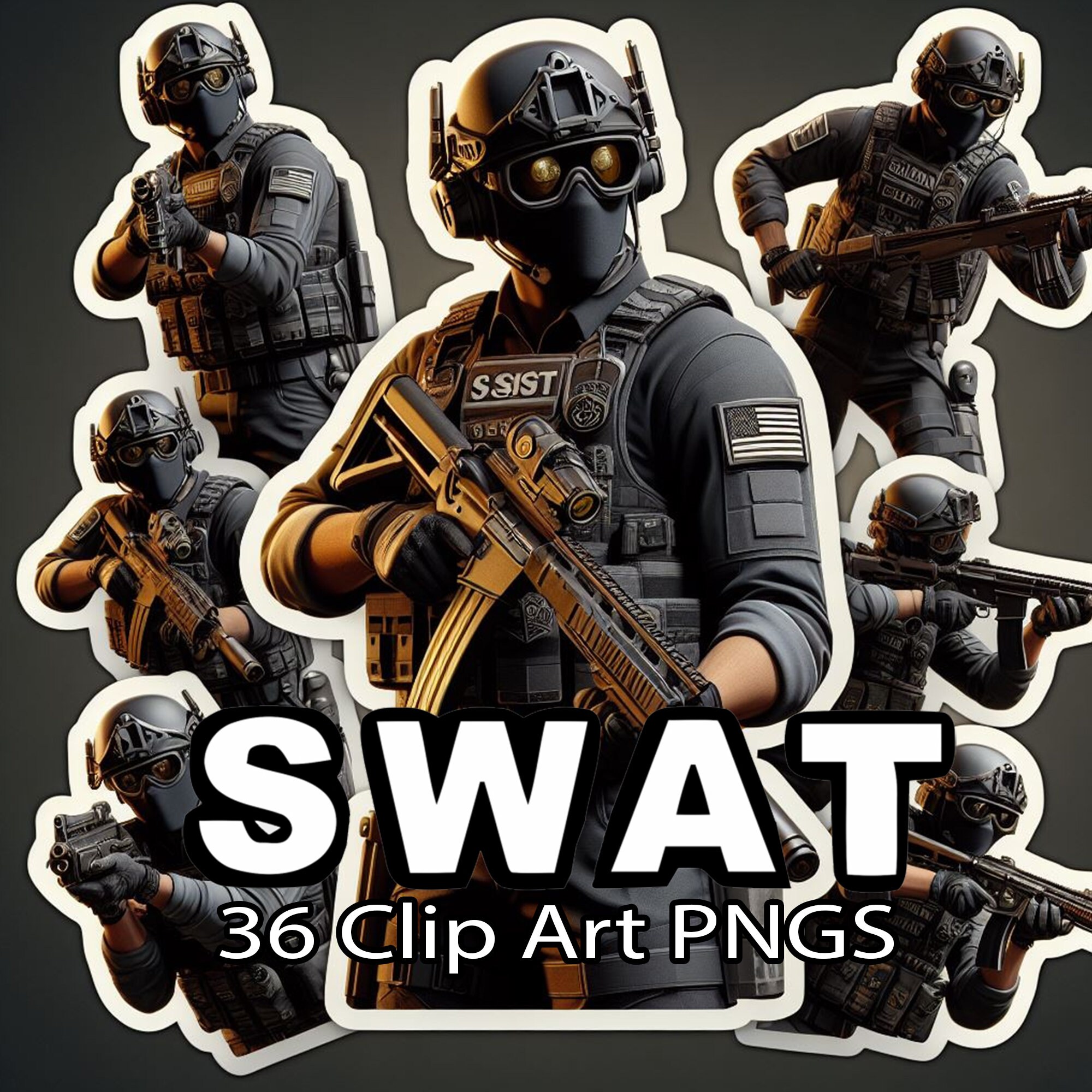 SWAT Team Png Special Forces Png SWAT Png Police Png Instant Download ...