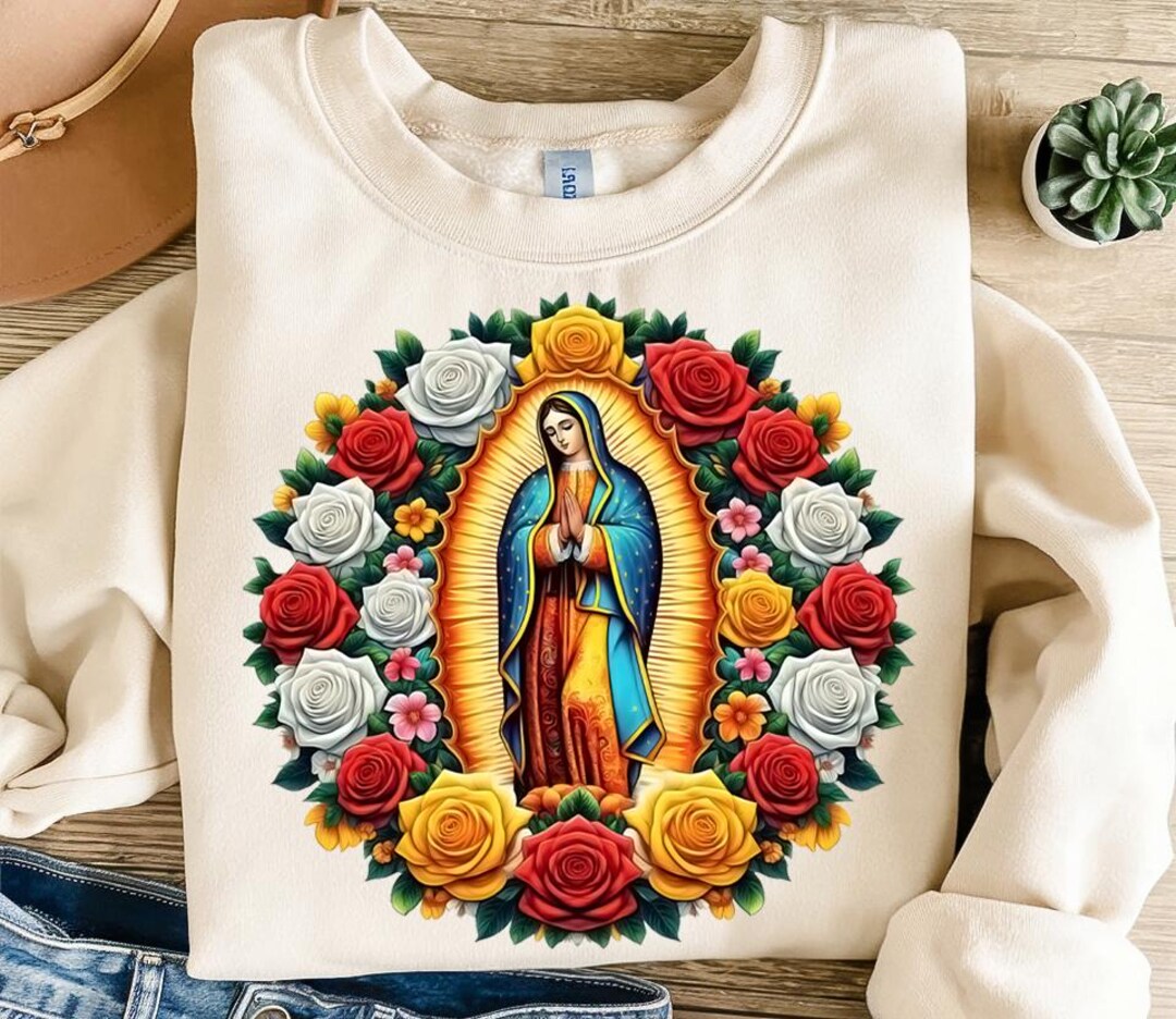 Our Lady of Guadalupe PNG File Dtf Ready for Sublimation Printing ...