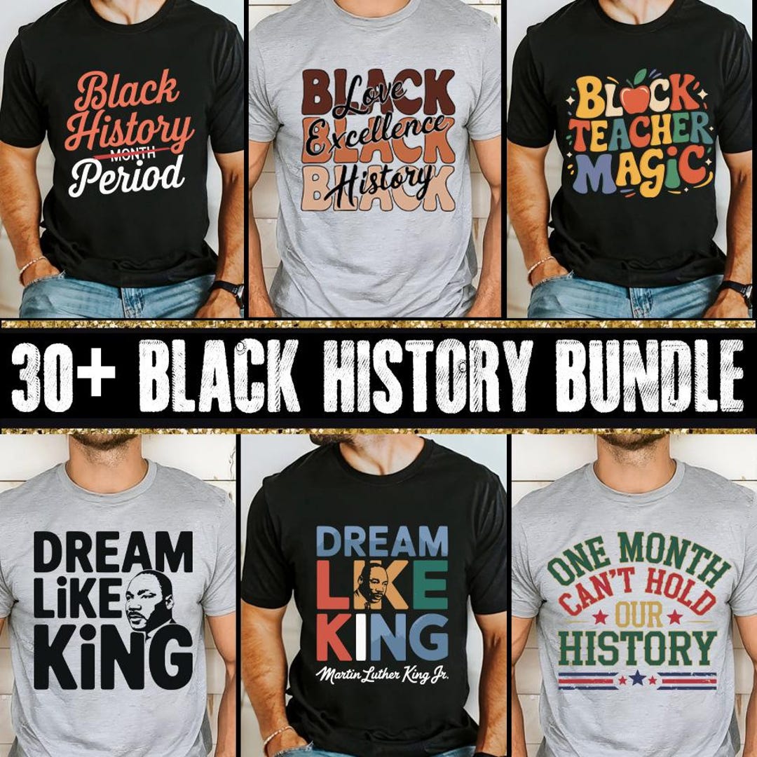 Black History Month Bundle Png, I Am Black History Png, Black History ...