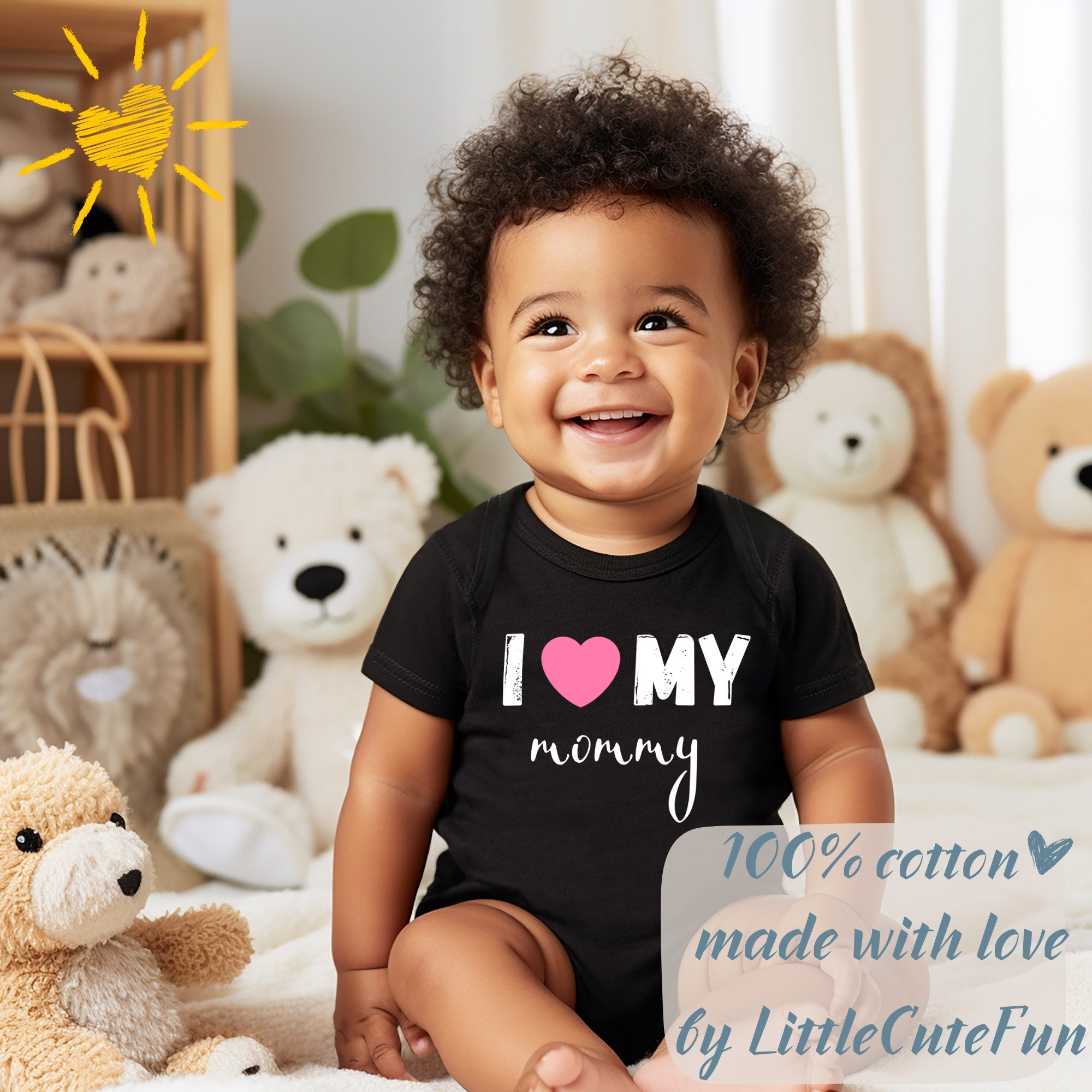 Mommy and Me Outfits Mama and Mini Shirts I Love My Daughter Tshirt ...