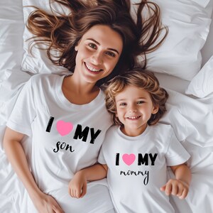 Mommy and Me Outfits Mama and Mini Shirts I Love My Daughter Tshirt ...