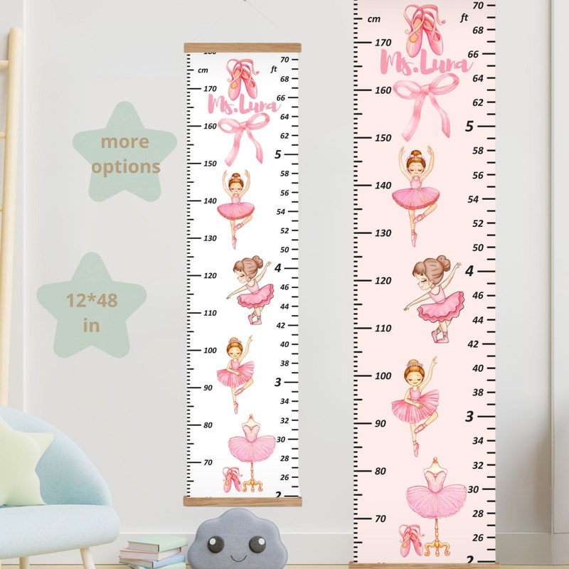 Growth Chart Girl - Etsy