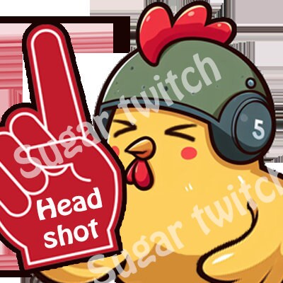 CSGO CS Twitch Sub Emotes, Cute CS Chicken Emotes for Twitch, Kick ...