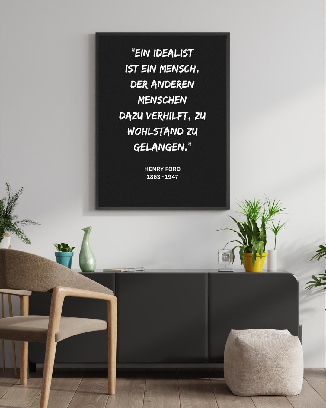Quotes Poster an Idealist... Printable Wall Art, Motivational Poster ...