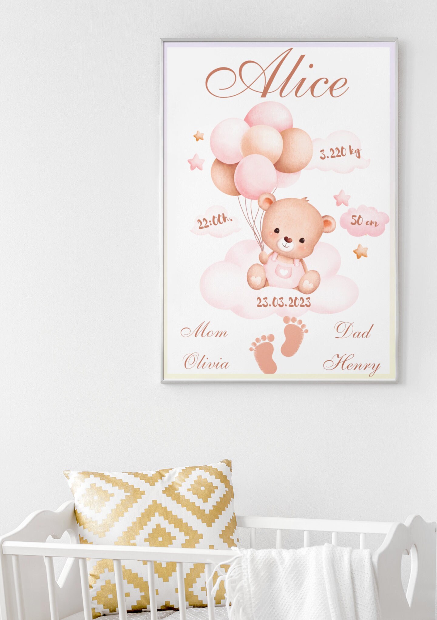 Personalized Baby Poster: Capture Cherished Memories With Custom ...