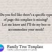 Family Tree Template A4 & Letter Size - Genealogy, Family History ...