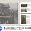 Ancestor Biography Pages Template A4 Size - Genealogy, Family History ...