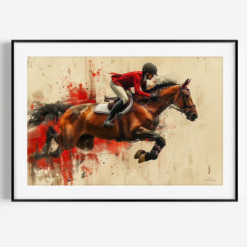 Equestrian Posters - Etsy