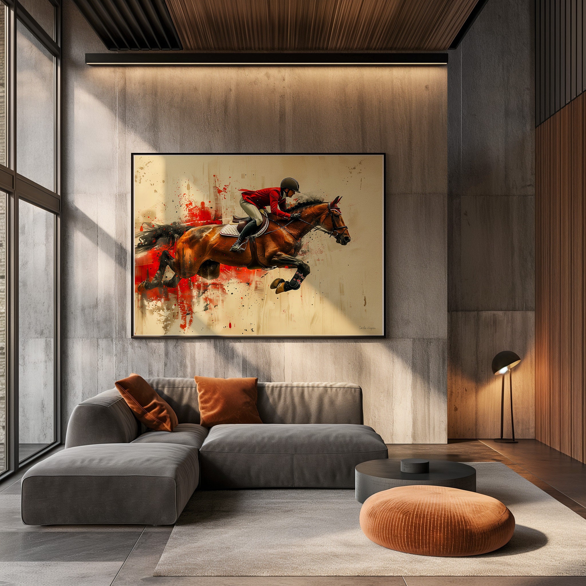 Horse Poster, airborne, Equestrian Poster, Horse Wall Art, Horse Decor ...