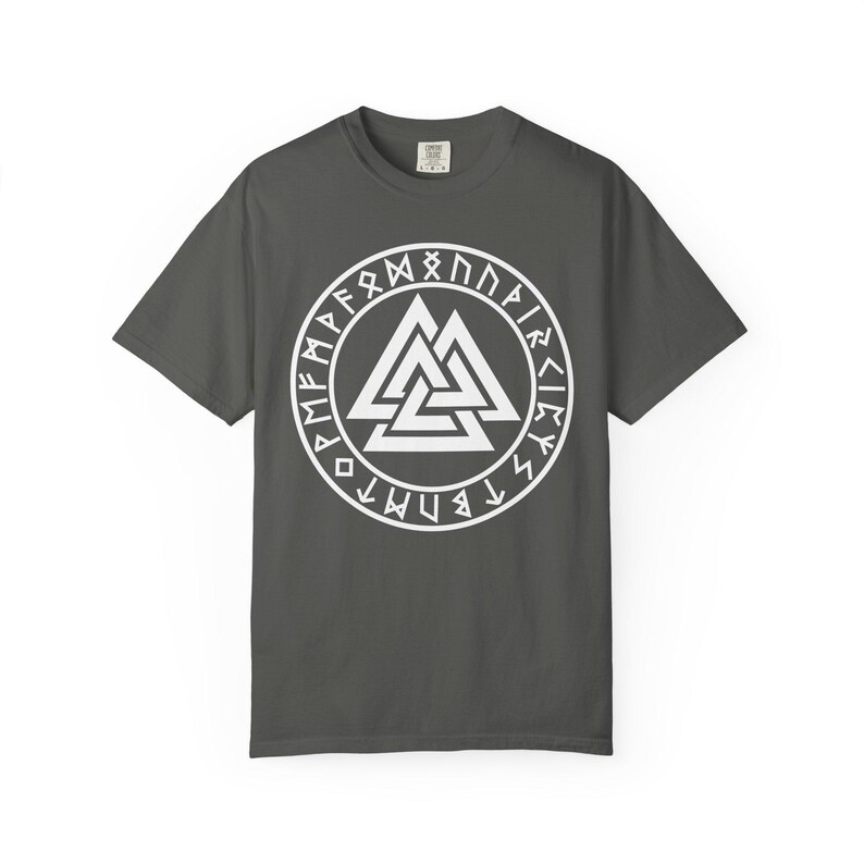 Valknut Runes Graphic Tee • Odin Symbol Norse Mythology Shirt • Viking ...