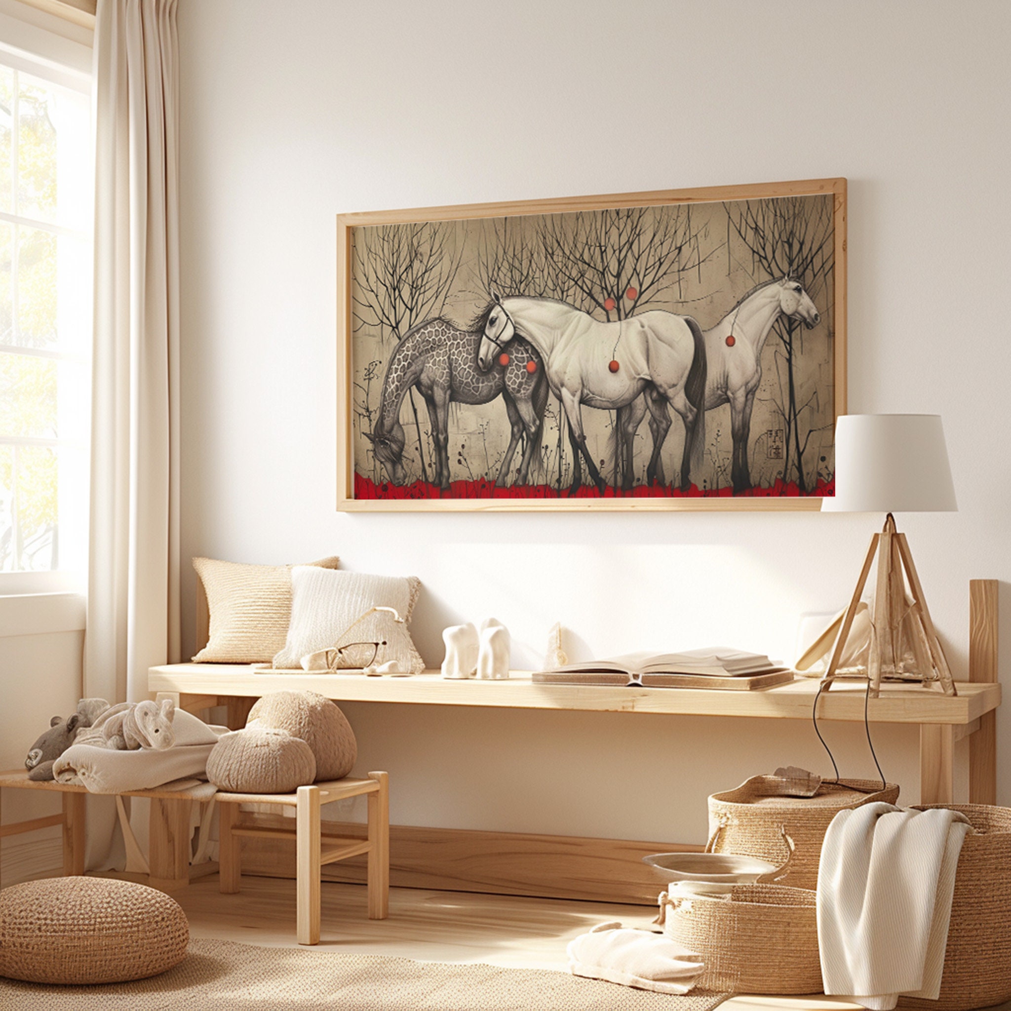 Equestrian Poster, GICLEE, Horse Poster, Strange, Contemporary Art ...