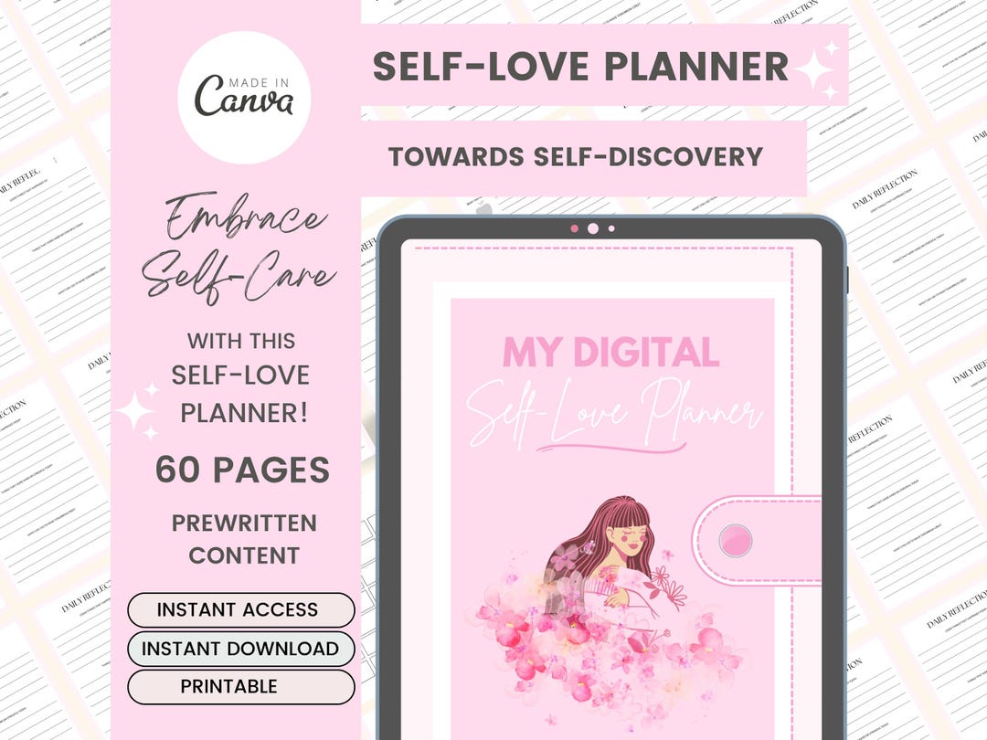 Self-love Planner: Daily Reflection & Self-care Journal for Personal ...