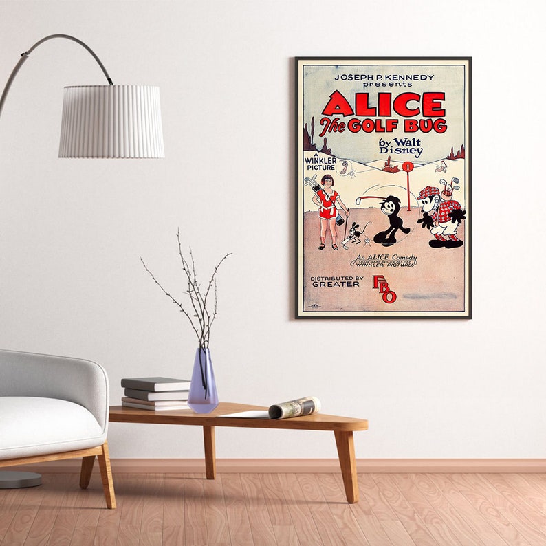 Felix the Cat & Alice Canvas Poster, HD Poster Print, Vintage Poster ...