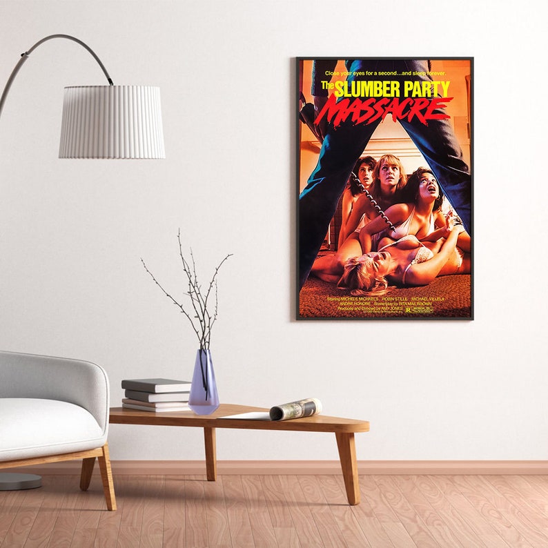 Slumber Party Massacre Classic Horror Movie Poster, HD Poster Print ...