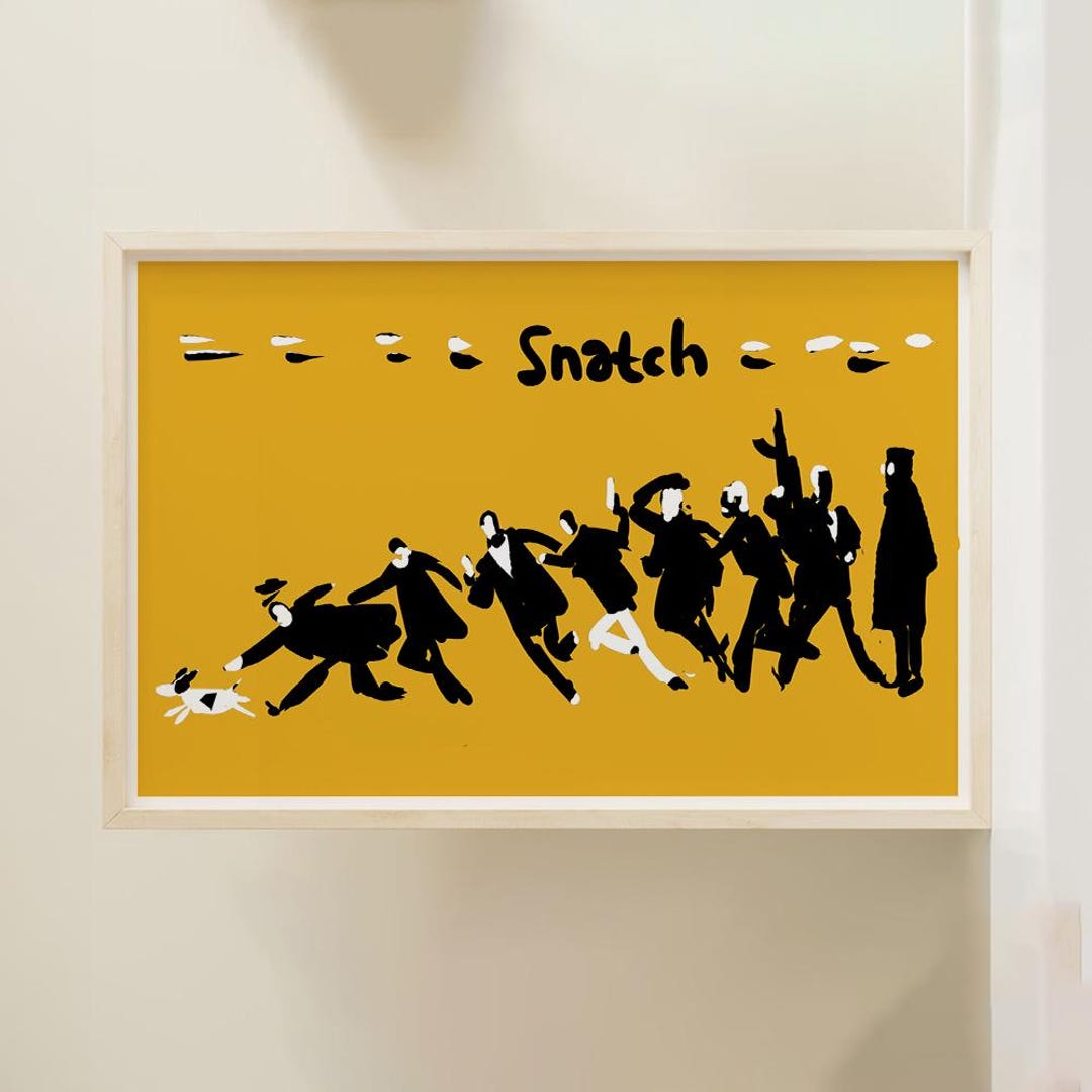 Snatch Movie Canvas Poster, HD Poster Print, Vintage Poster, Art ...
