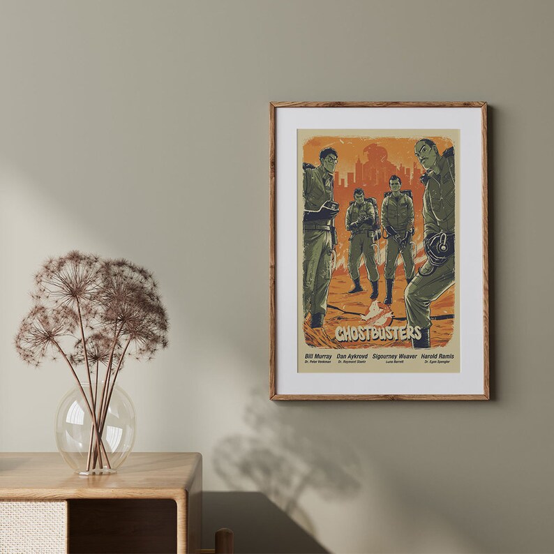 Ghostbusters Retro Classic Movie Photo Paper Poster, HD Poster Print ...