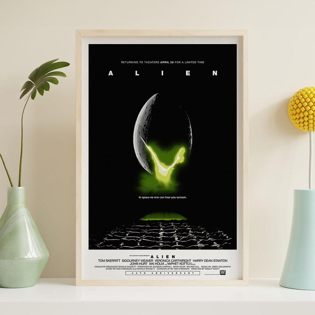 Alien Movie Canvas Poster, HD Poster Print, Vintage Poster, Art ...
