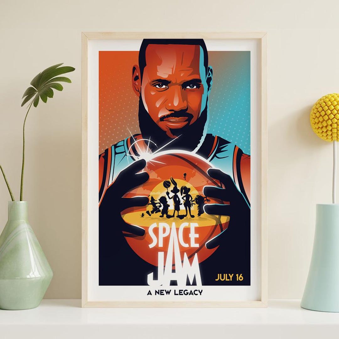 Space Jam 2 Art Canvas Poster, HD Poster Print, Vintage Poster, Art ...