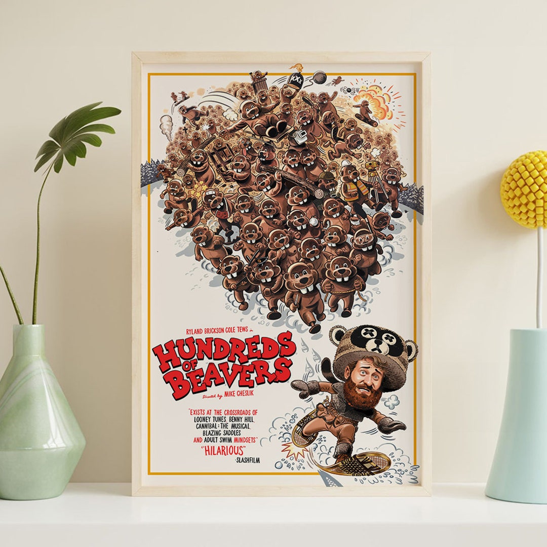 Hundreds of Beavers Comedy Movie Photo Paper Poster, HD Poster Print ...